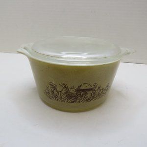 Pyrex | Kitchen | Vtg Pyrex 473b Oven Microwave Forest Fancies Mushroom ...